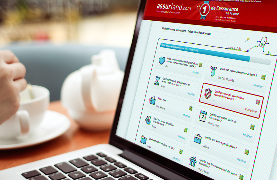 Charte graphique web - Assurland - Agence digitale SENZO